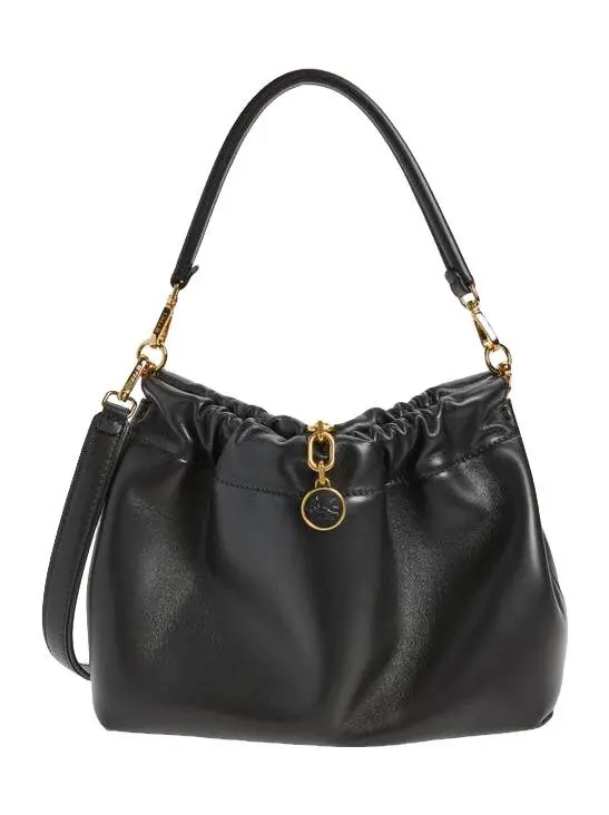 Etro Medium Vela Blossom Shoulder Bag - Black
