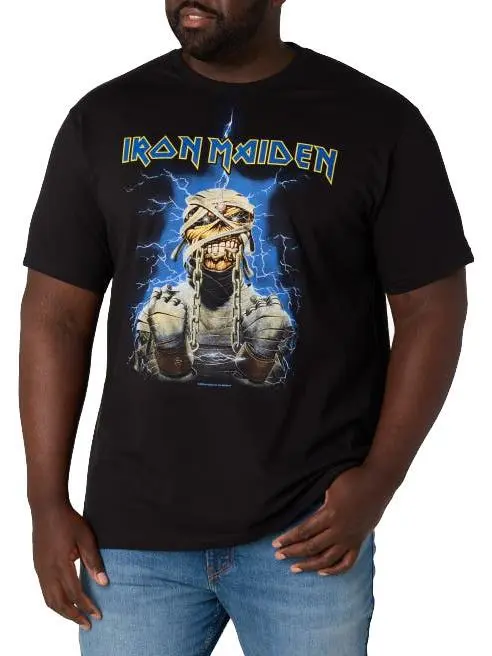 TRUE NATION BY DXL Big & Tall Iron Maiden Graphic Tee - Black