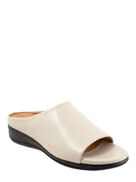 Softwalk Turner Wedge Slide Sandal - Ivory