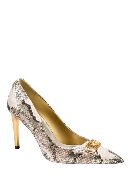 Donna Karan New York Panthia Pointed Toe Stiletto Pumps - Beige