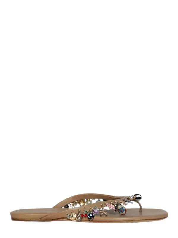 Christopher Esber Memento Charm Sandals - Neutrals