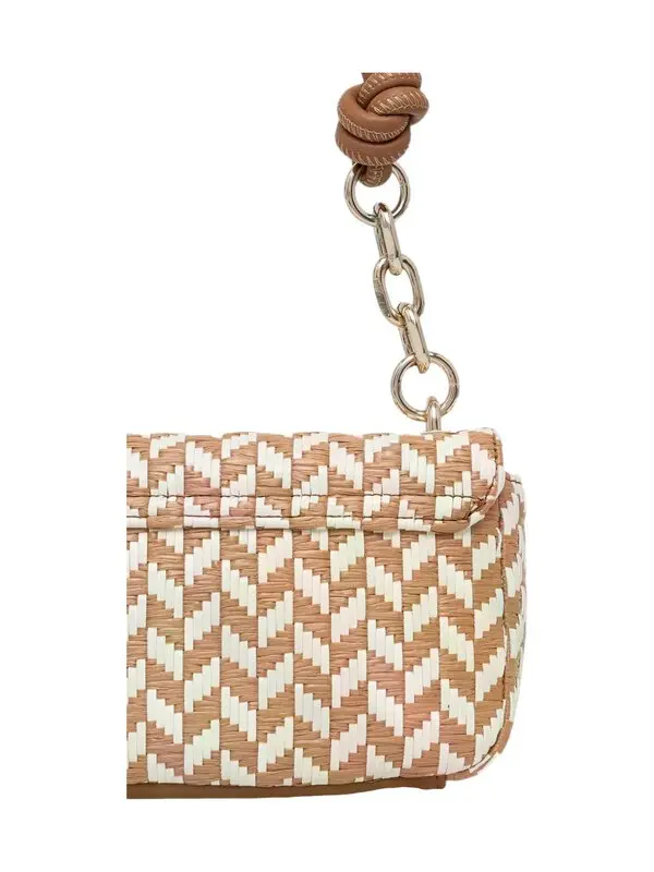 Guess Tessi Woven Chevron Tote Bag - Neutrals