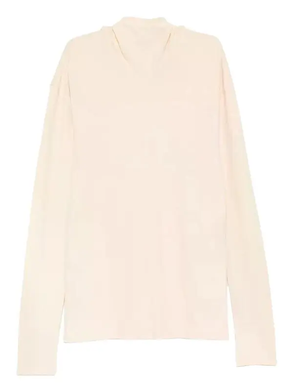 LEMAIRE High-neck Long-sleeve T-shirt - Neutrals