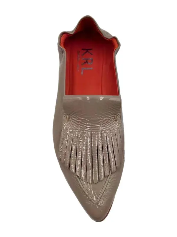 KROLL Patent Leather Loafers - Neutrals