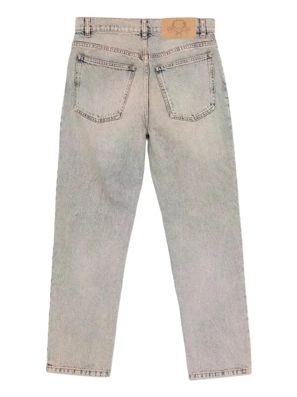 Moschino Heart Patch Jeans - Blue