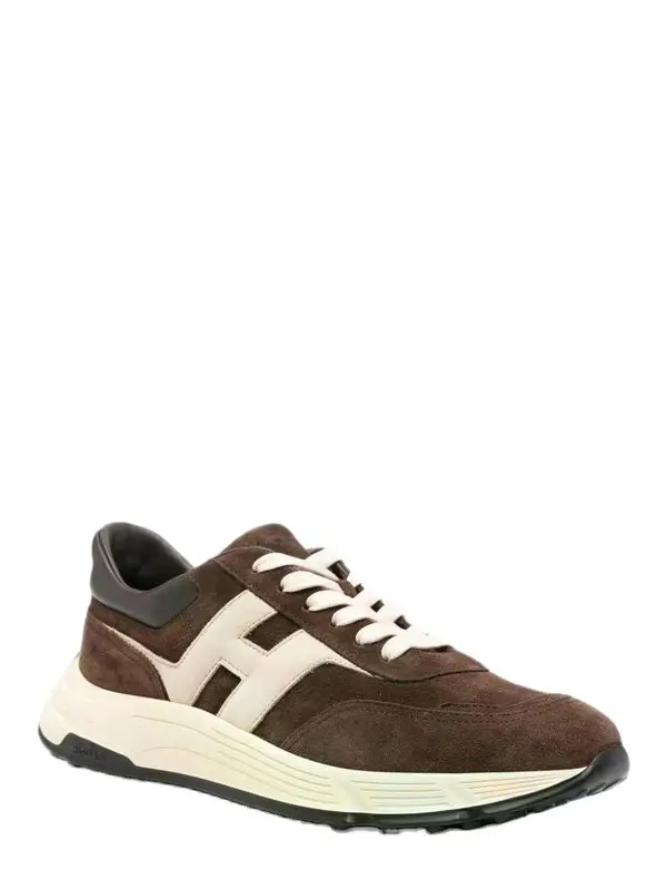 Hogan Hyperlight Panelled Sneakers - Brown