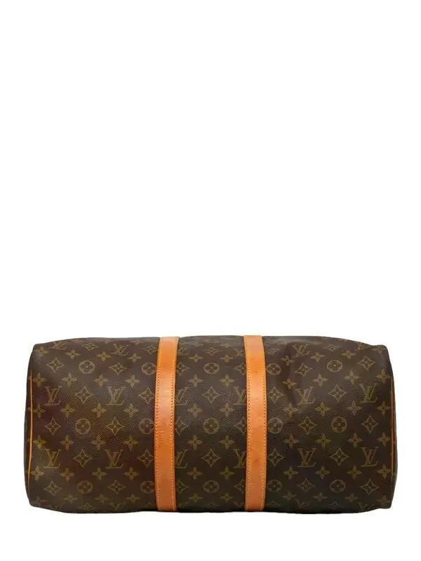LOUIS VUITTON Keepall 45 Monogram Travel Bag - Brown
