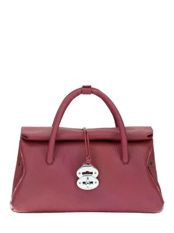 ZANELLATO Baby Dotta Centauro Leather Satchel - Red