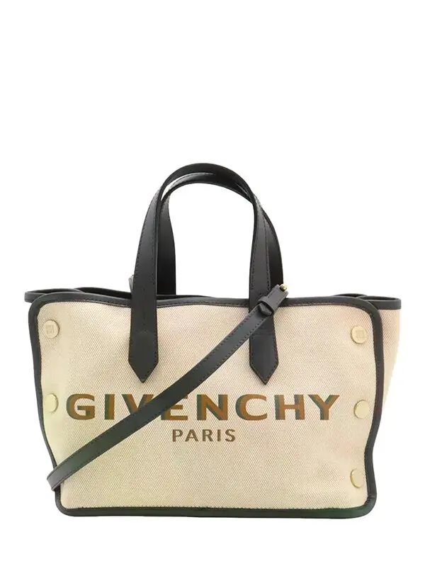 Givenchy Mini Canvas Bond Satchel - Grey