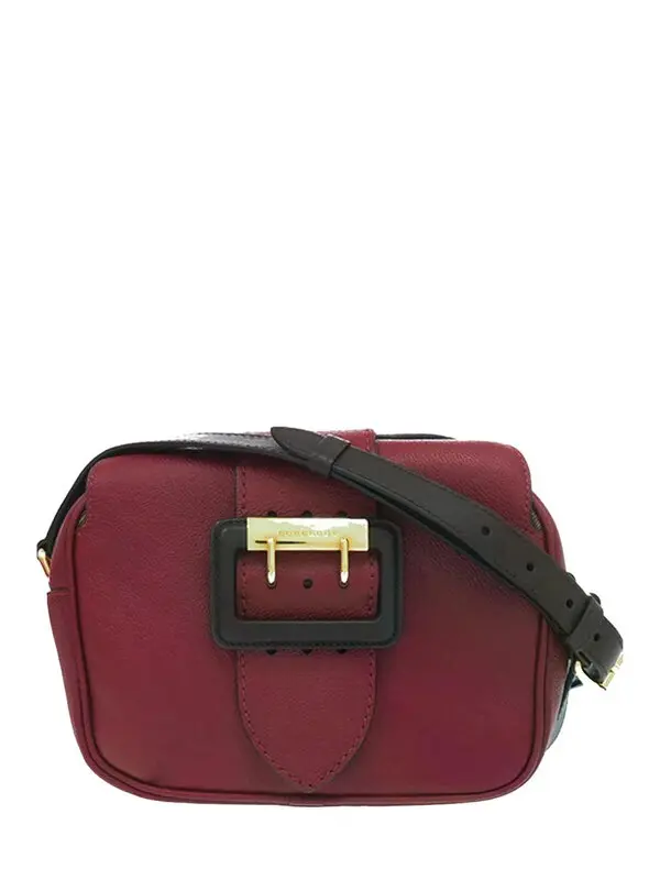 Burberry Medley Buckle Crossbody Bag - Red