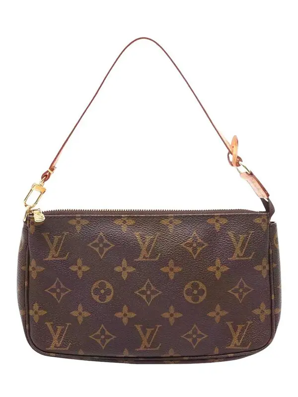 LOUIS VUITTON Monogram Pochette Accessoires Shoulder Bag - Brown