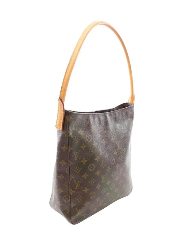 LOUIS VUITTON Monogram Looping Gm Shoulder Bag - Brown