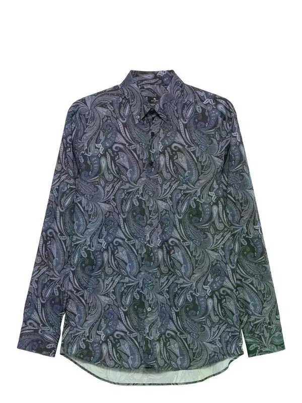 Etro Paisley-pattern Shirt - Black