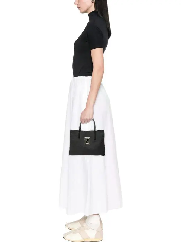 Fendi Zucca Canvas Tote Bag - Black