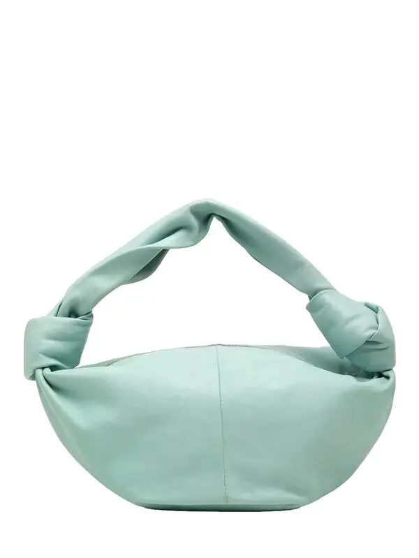 Bottega Veneta Double Knot Handbag In Calfskin - Blue