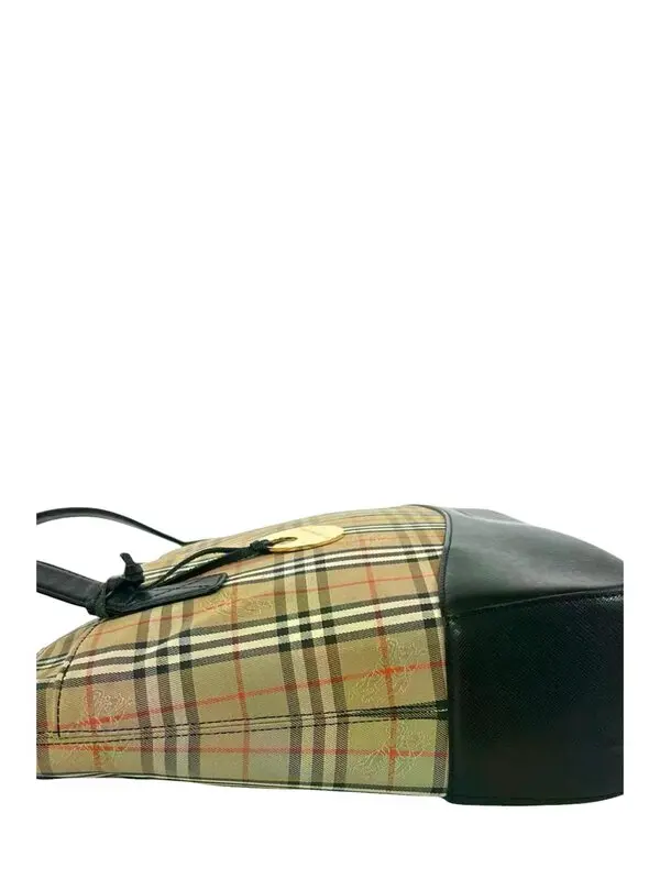 Burberry Haymarket Check Canvas Tote Bag - Neutrals