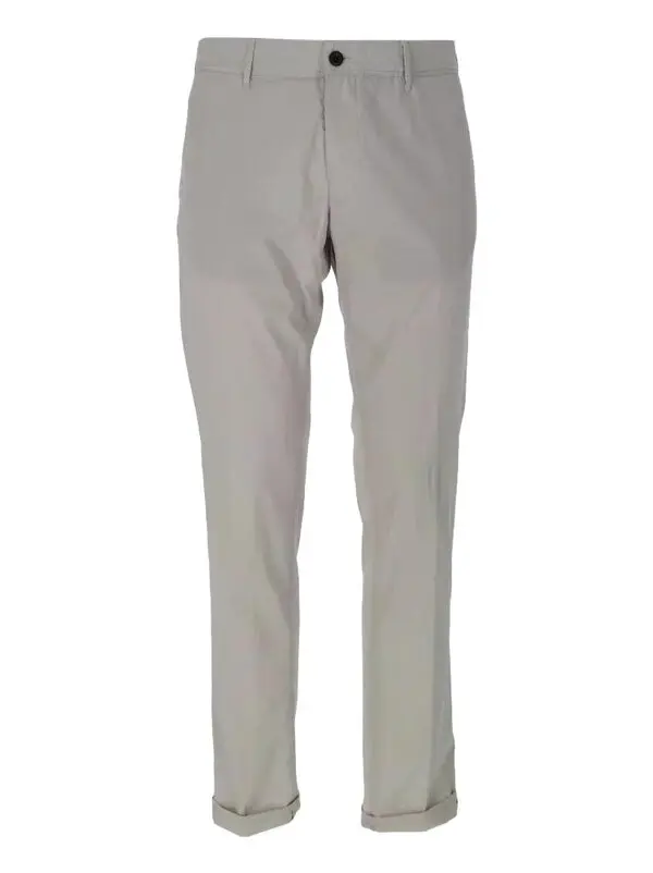 Incotex Turn-up Cuff Chinos - Grey