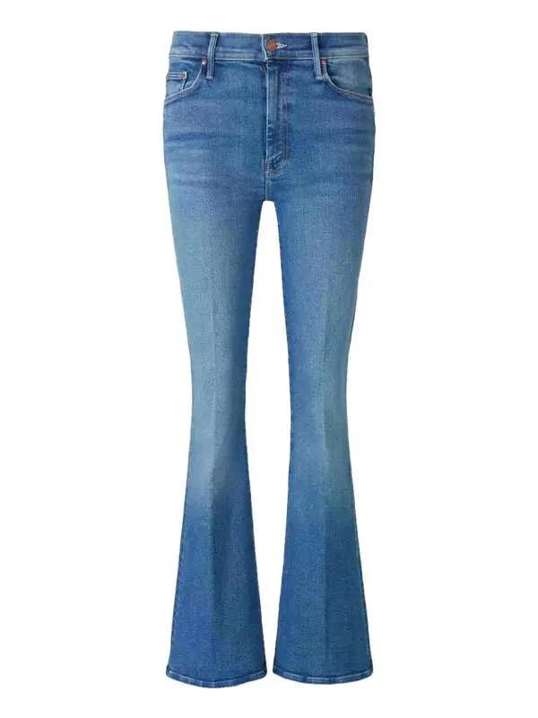 MOTHER The Weekender Flared Jeans - Blue