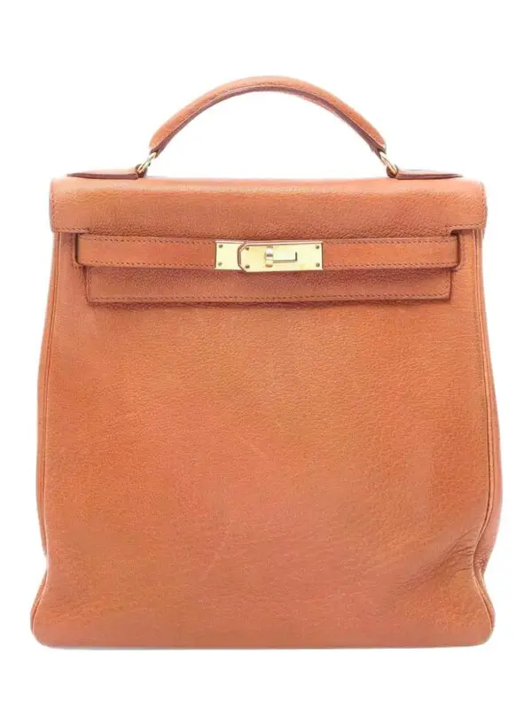 Hermès Kelly Ad Gm Backpack - Orange