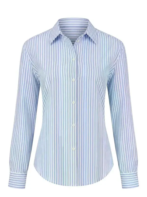MC2 SAINT BARTH Striped Shirt - Blue