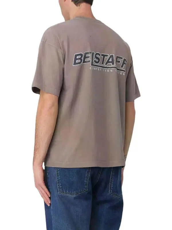 Belstaff Competition Momentum Logo-print Cotton T-shirt - Neutrals
