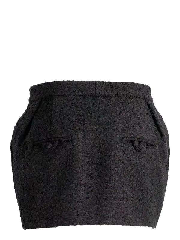 Magda Butrym Concealed-fastening Mini Skirt - Black