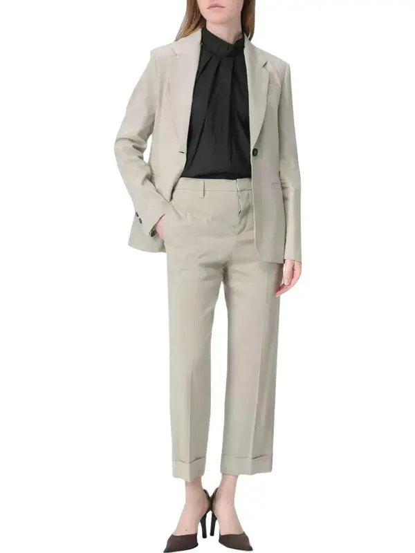 TELA Andrew Cropped Trousers - Grey