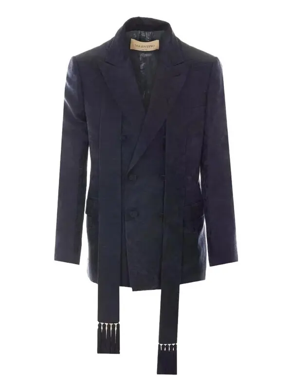 Valentino Garavani Double-breasted Blazer - Blue