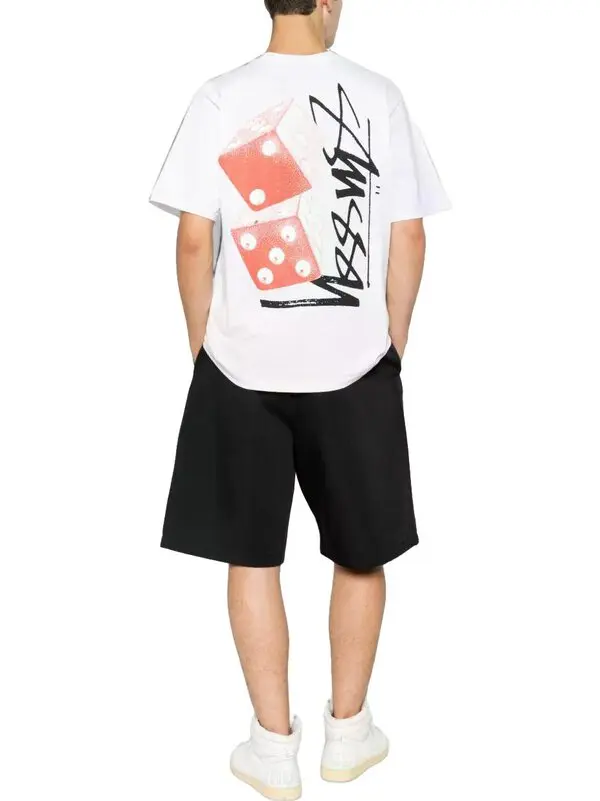 StÜssy Graphic Print T-shirt - White