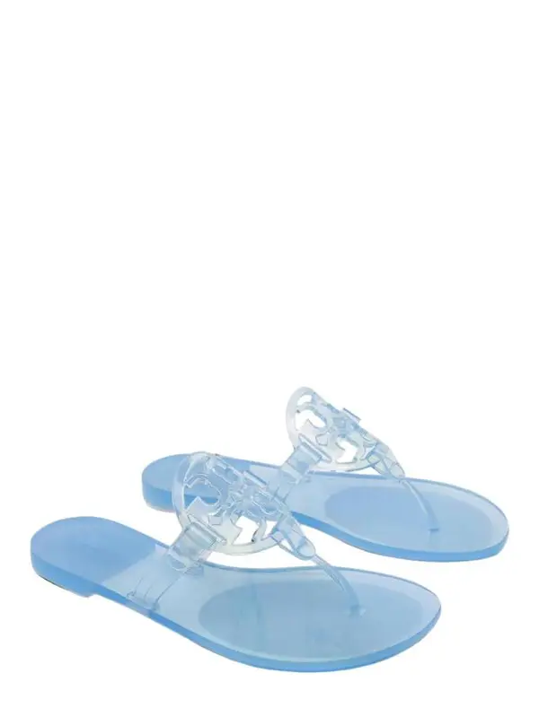 Tory Burch Miller Jelly Flip Flops - Blue