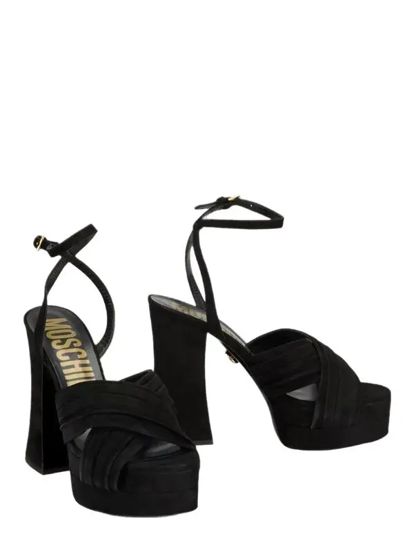 Moschino Platform Sandals - Black