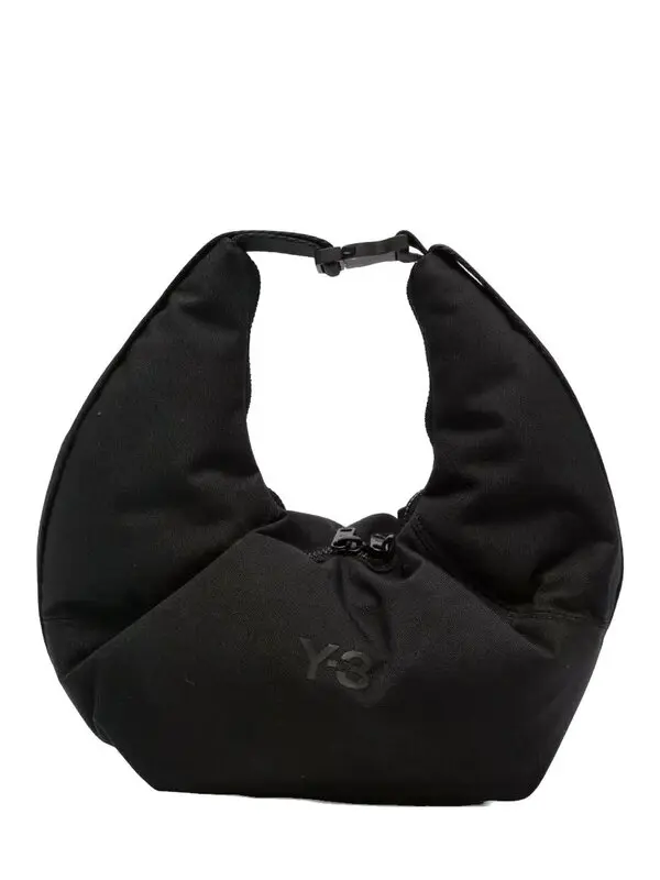 Y3 Crescent Logo Padded Tote Bag - Black