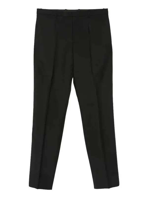 JIL SANDER Tailored Pressed-crease Trousers - Black