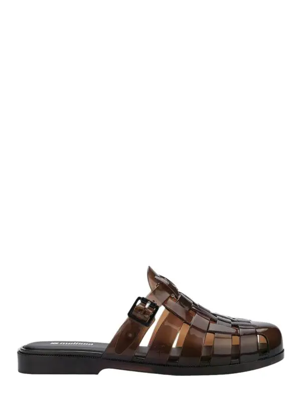 Melissa Possession Flat Mules - Brown