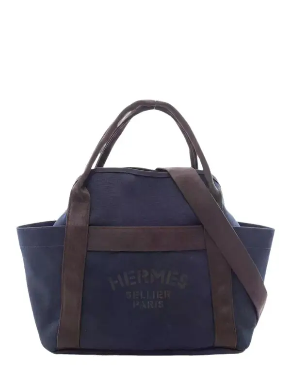 Hermès Sac De Pansage Groom Tote Bag - Blue