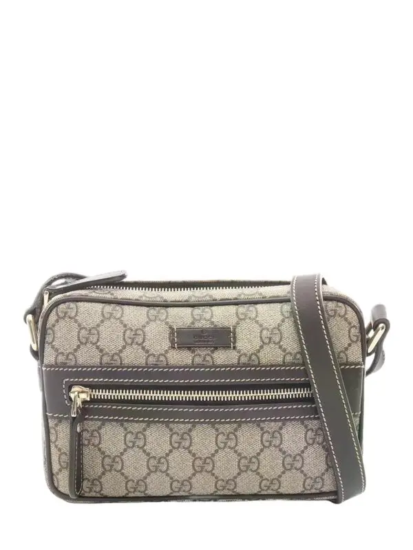 Gucci Gg Supreme Shoulder Bag - Neutrals