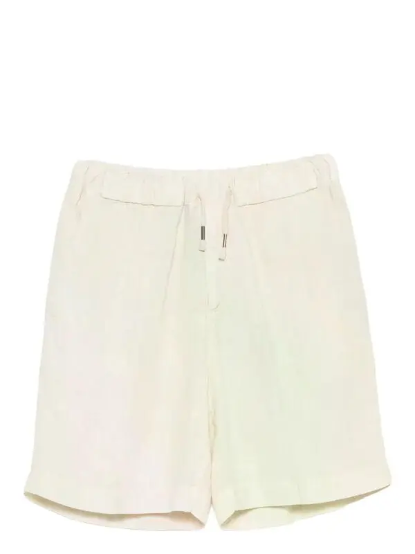 INLINUM Drawstring-waist Shorts - Neutrals
