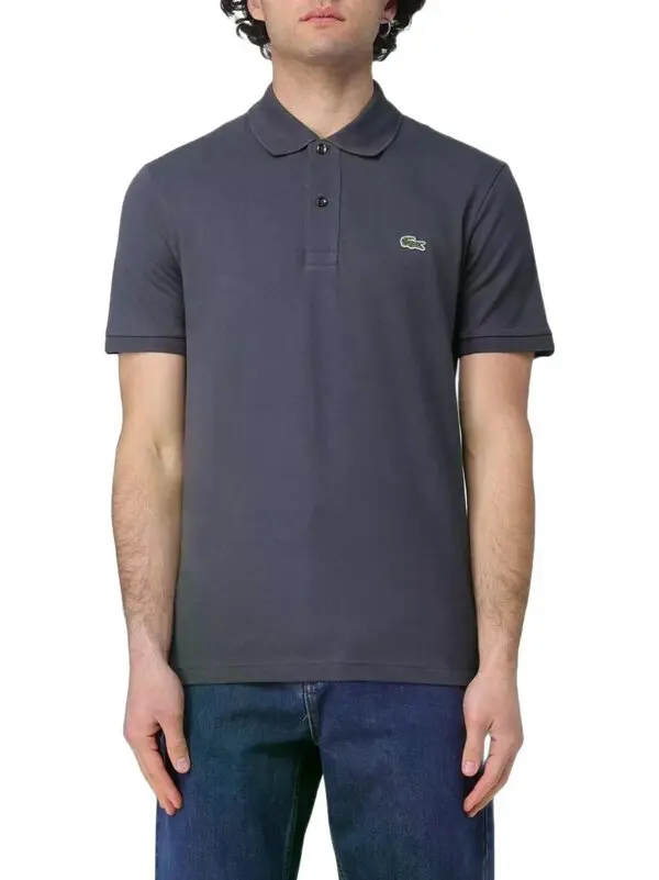 Lacoste L.12.12 Logo-patch Piqué Polo Shirt - Grey