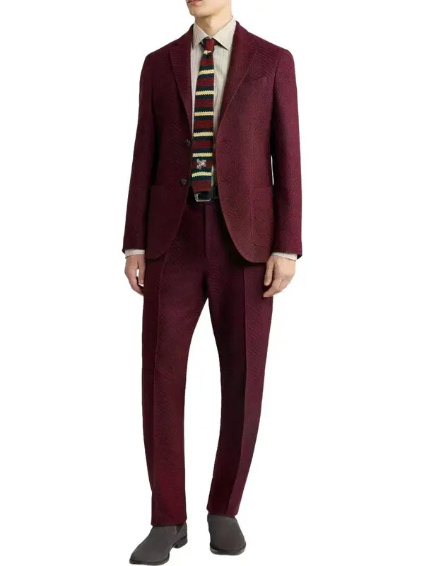 Etro Striped-pattern Logo-embroidered Shirt - Neutrals