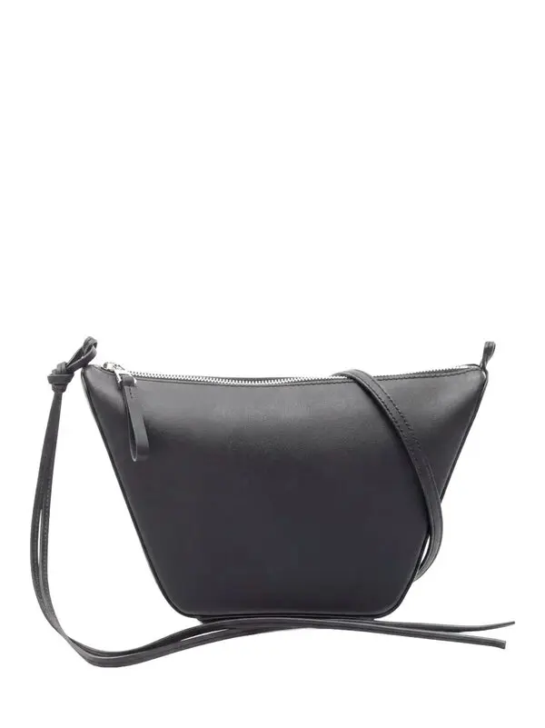 Loewe Hammock Leather Shoulder Bag - Black
