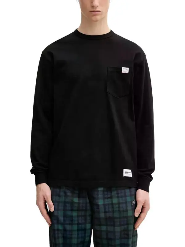 NEIGHBORHOOD Long-sleeve Pocket T-shirt - Black