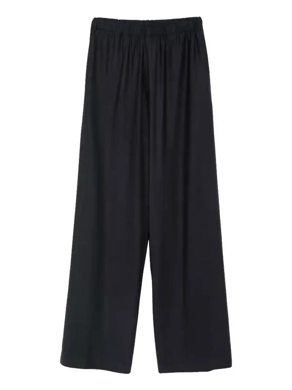 Fabiana Filippi Elasticated Waistband Wide-leg Trousers - Blue