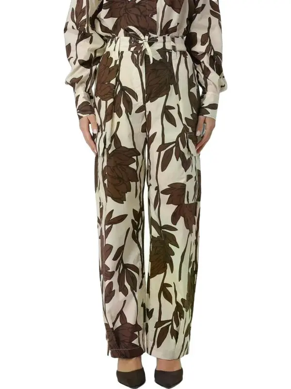Brunello Cucinelli Floral Print Cargo Pants - Neutrals