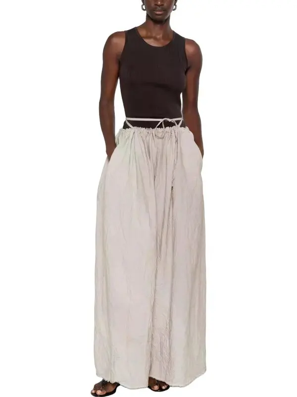 IVORY PARIS Elsa Ribbed Knit Tank Top - Brown