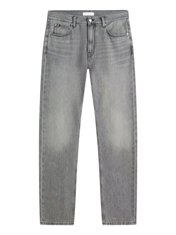 Tommy Hilfiger Washed Straight-leg Jeans - Grey