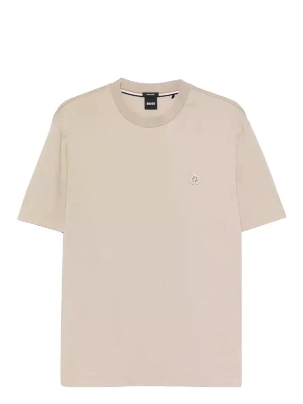 BOSS Logo-patch T-shirt - Neutrals
