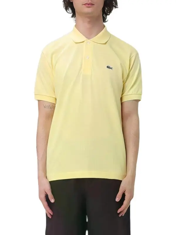 Lacoste L.12.12 Piqué Cotton Polo Shirt - Yellow