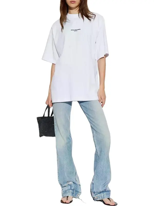Alexander Wang Logo Print Crew Neck T-shirt - White