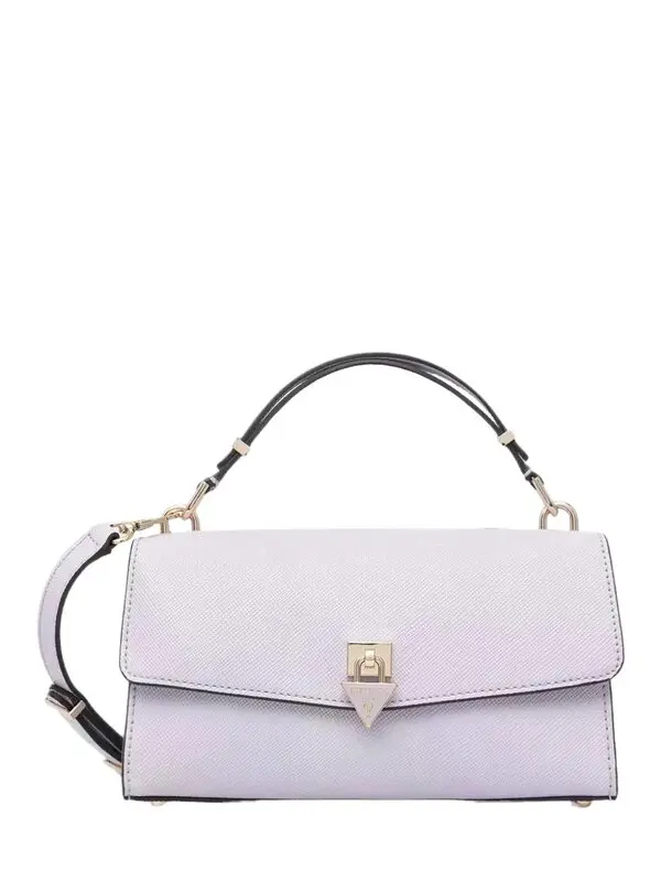 Guess Patsie Logo-plaque Shoulder Bag - Purple