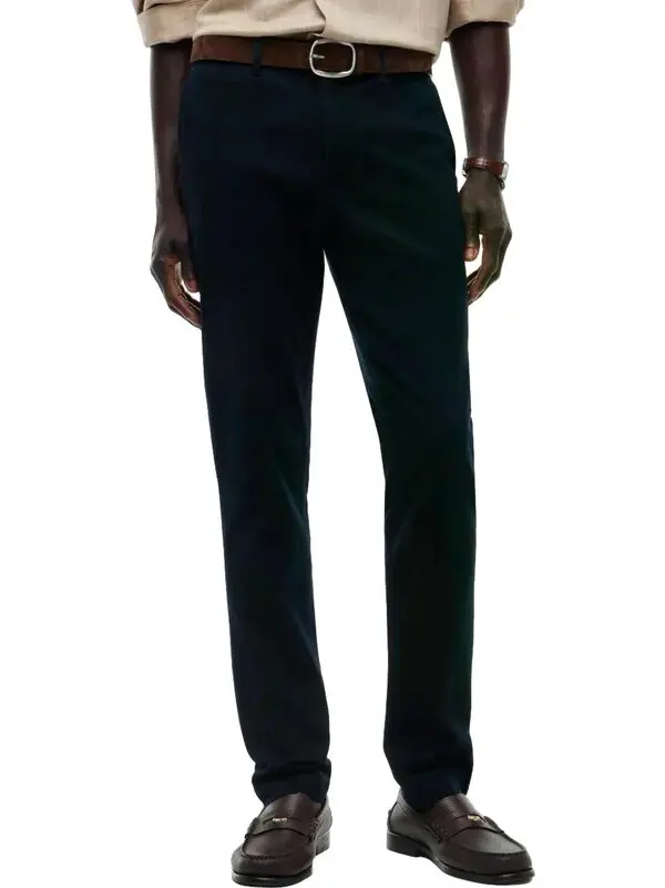 Tommy Hilfiger Logo-patch Chinos - Blue